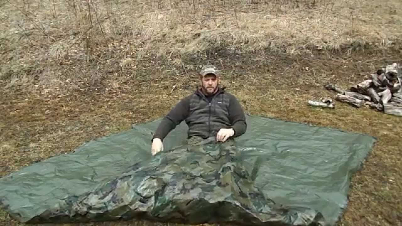 Improvised Burrito shelter - YouTube