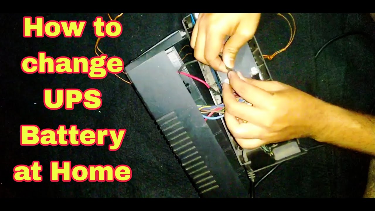 How to change UPS Battery at Home || आप घर पर ही कंप्यूटर का UPS का ...