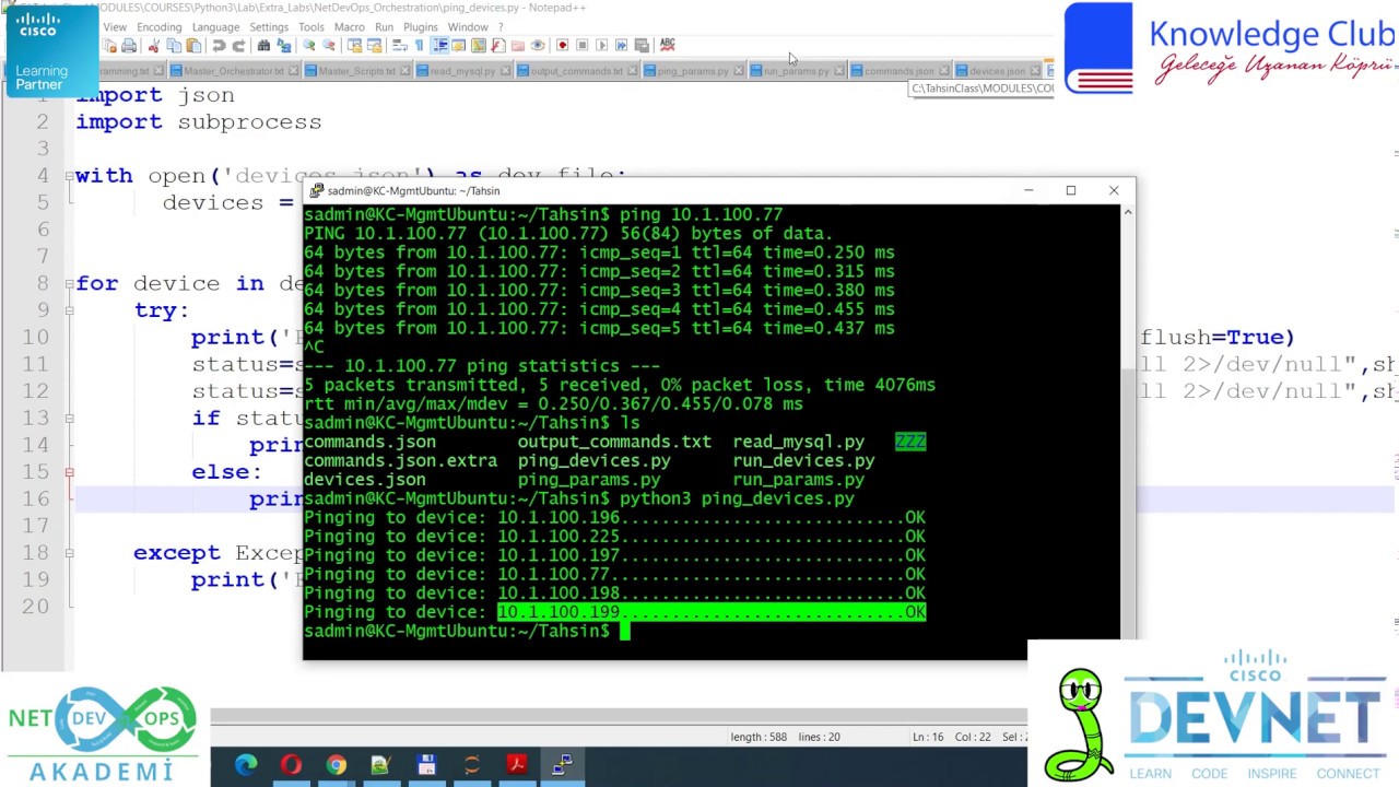 Network Programlama&Otomasyon PartVIII:Netmiko ile Multi Vendor Network Otomasyonu - YouTube