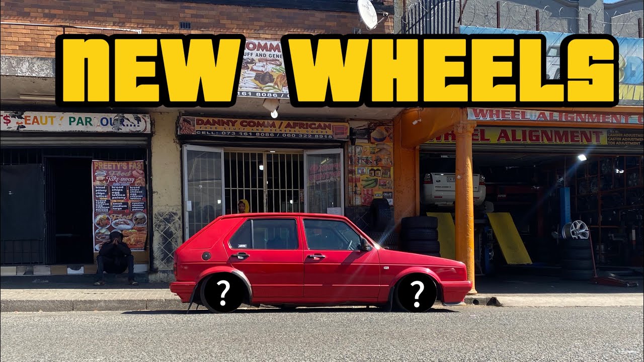 Revamped Look: New Rims & Tires on Bagged VW mk1 Golf - YouTube