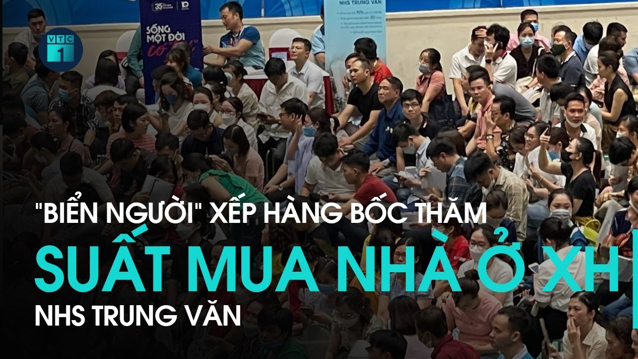 “biển Người” Xếp Hàng Bốc Thăm 150 Suất Mua Nhà ở Xã Hội Tại Hà Nội