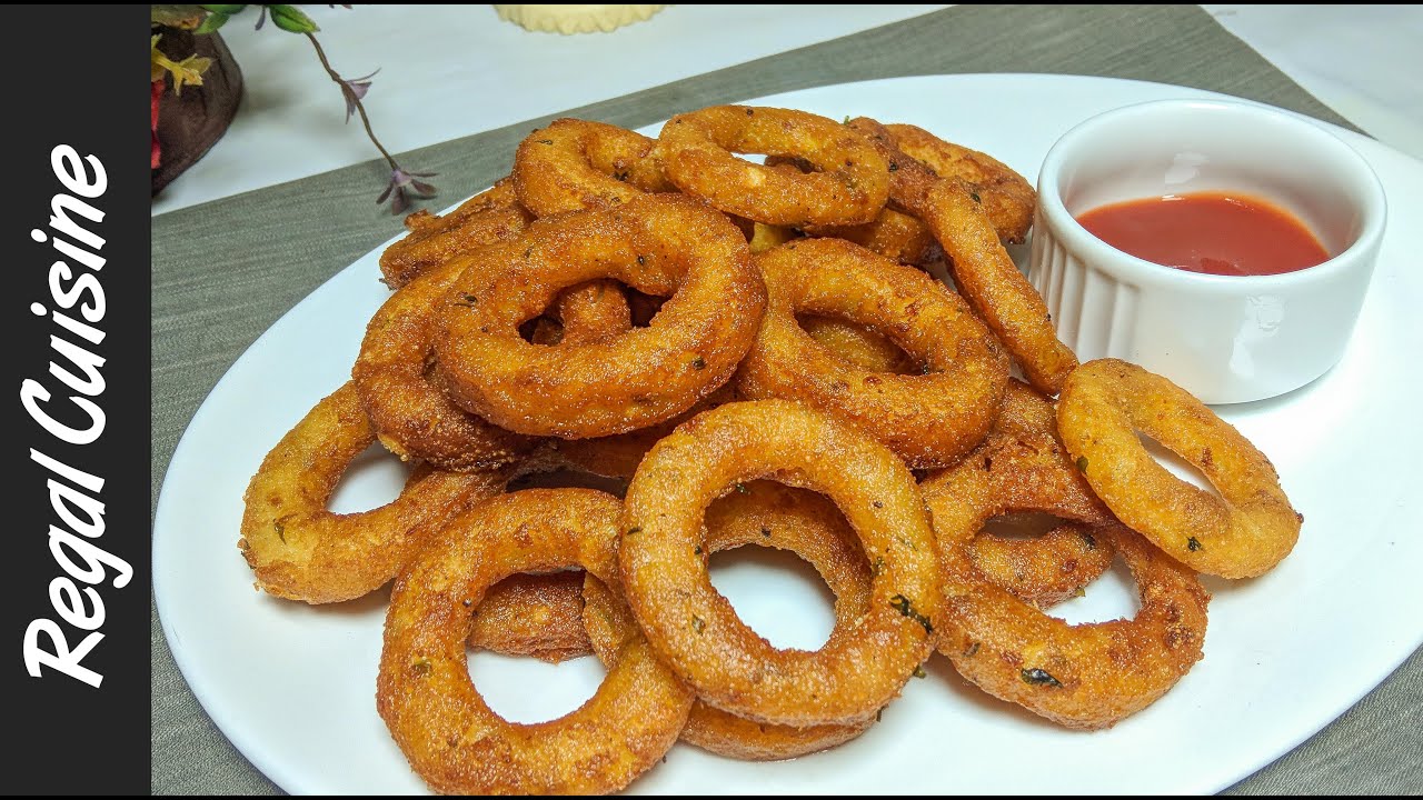 Potato Garlic Rings || Potato Rings || Crispy Potato Ring Chips ...