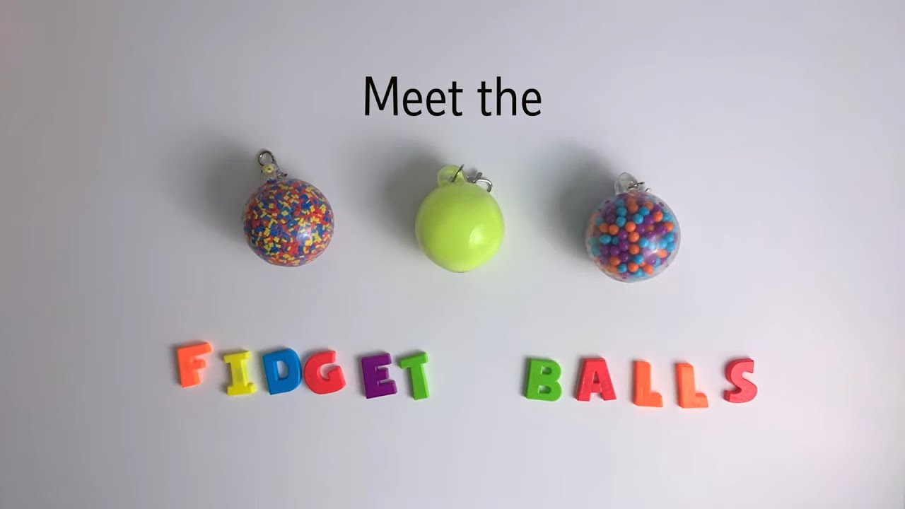 Sensory Fidget Keychain Balls - YouTube