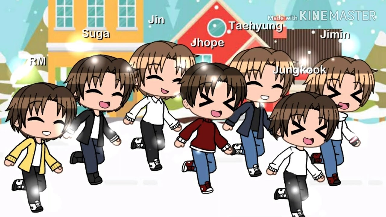 BTS 'Christmas day' MV Gacha life music video - YouTube