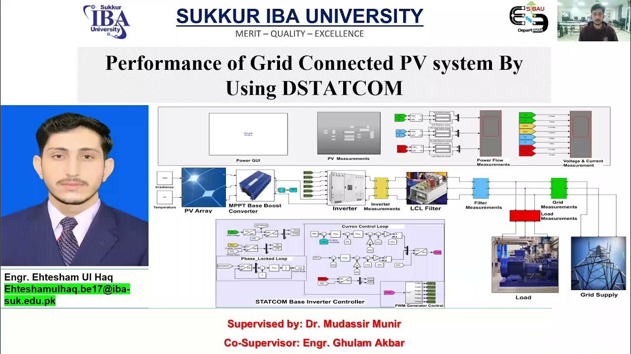 Performance of Grid Connected PV System by Using DSTATCOM - YouTube