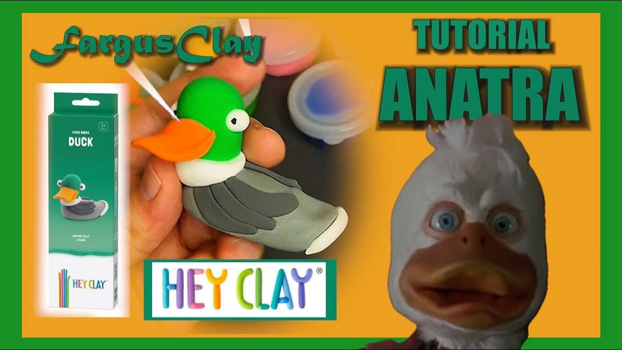 TUTORIAL ANATRA - HEY CLAY FARM BIRDS, THE DUCK ! 😍 - YouTube