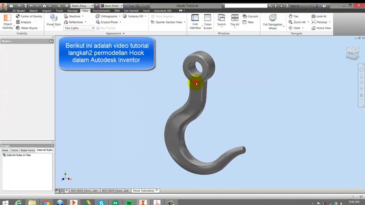 Modelling Hook Tutorial - YouTube