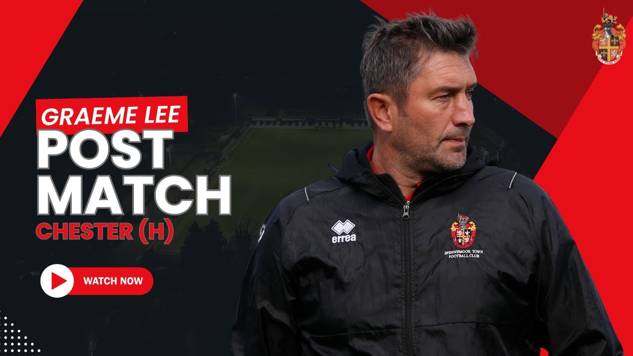 Post Match | Graeme Lee | Chester (H) - YouTube