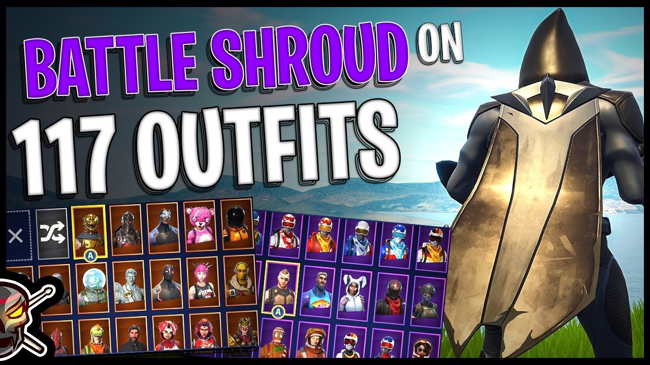 Battle Shroud Back Bling on 117 Outfits | Omen - Fortnite Cosmetics ...
