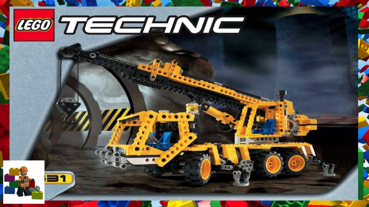 LEGO instructions - Technic - 8431 - Pneumatic Crane Truck - YouTube