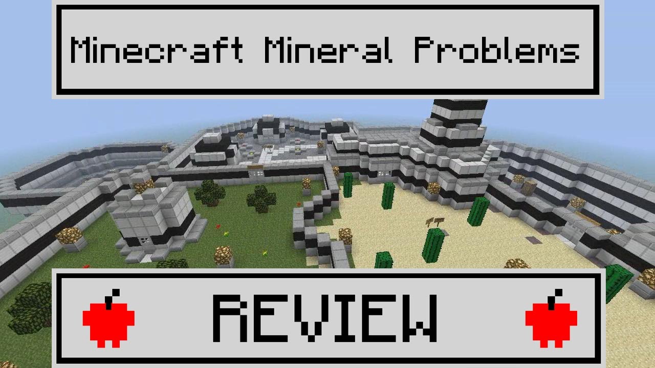 Minecraft Custom Map Review of "Minecraft Mineral Problems" - YouTube