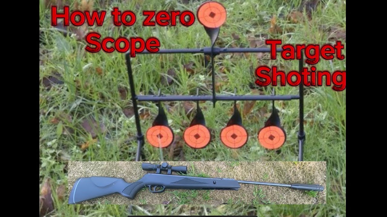 How to zero scope onle 3 pallet very easy trick - YouTube