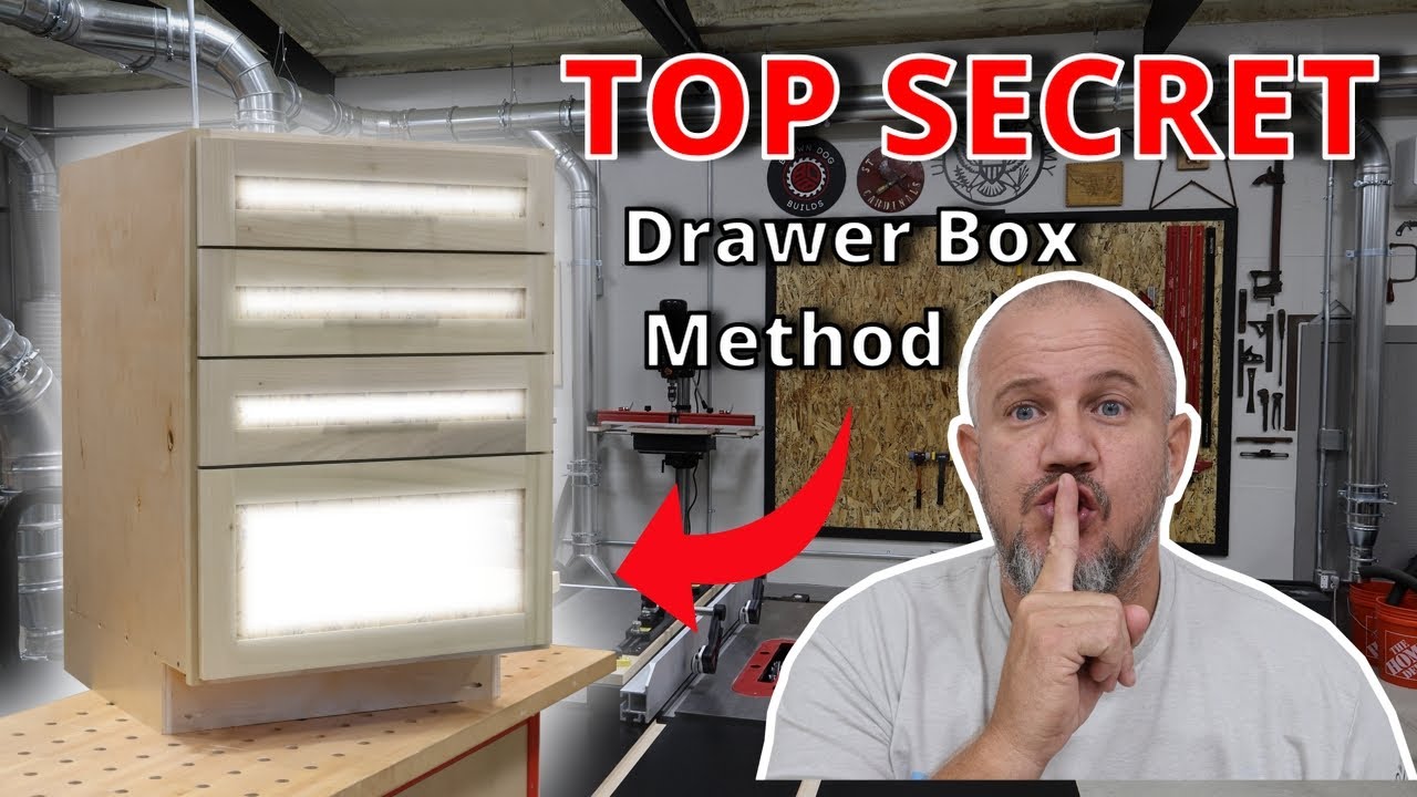 Cabinet Build Series Part 3: How To Build Cabinet Drawers The Easy Way ...