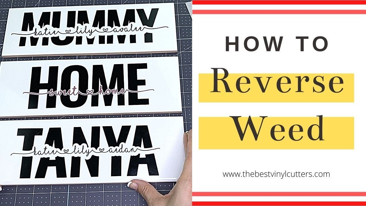 How to Reverse Weed Adhesive Vinyl [The Easy Way!] - YouTube