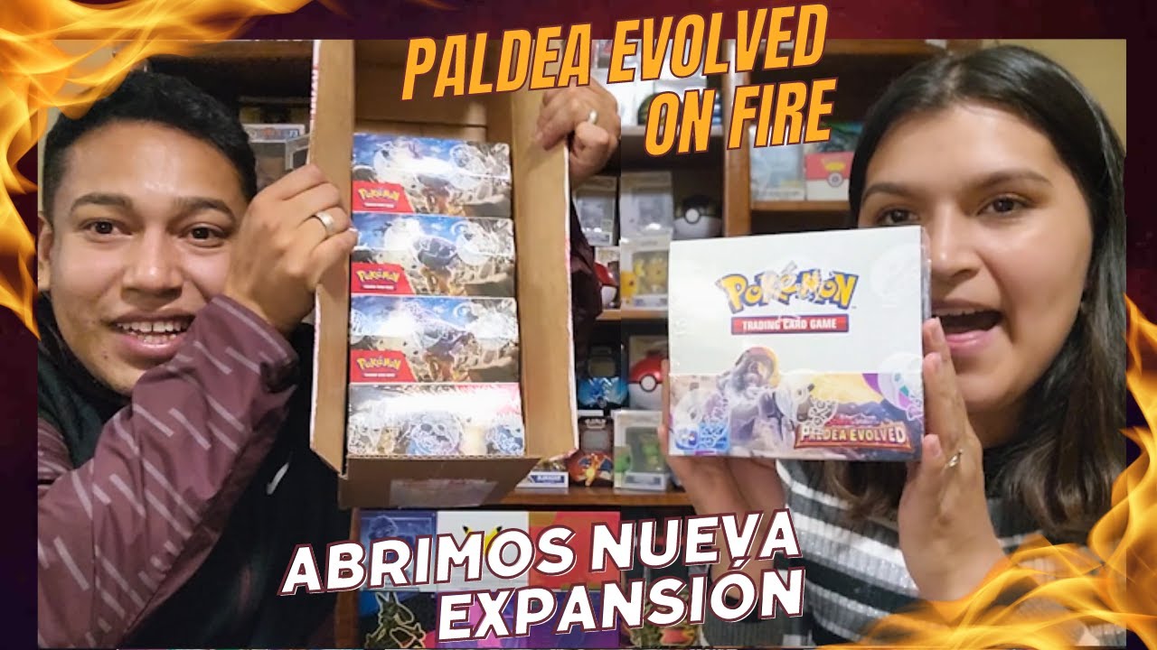 PALDEA EVOLVED ON FIRE! ABRIMOS NUEVAS BOOSTER BOX | POKEMON TCG - YouTube
