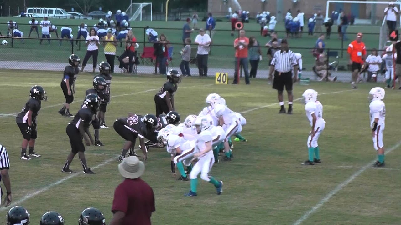 Redemption Warriors 10U Football Vs Dolphins 9 -1 - YouTube