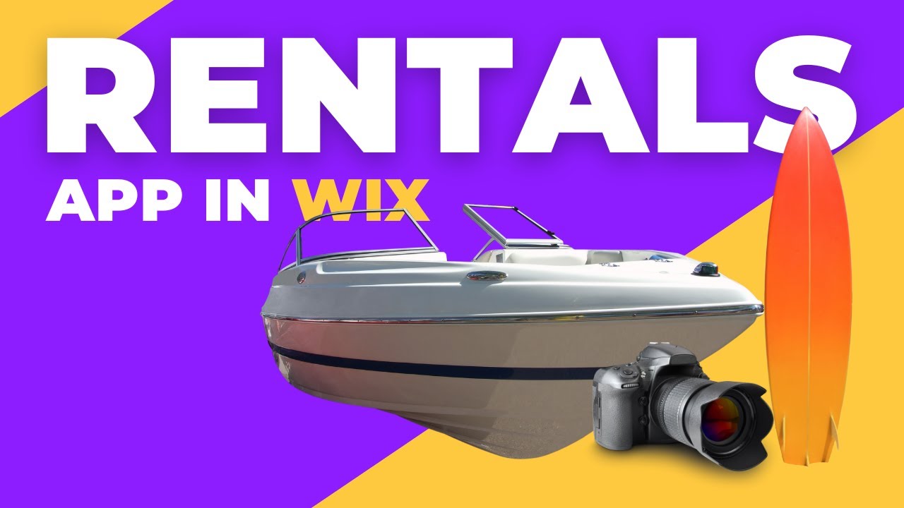 Wix Rental website All in One using an app fast and simple - YouTube
