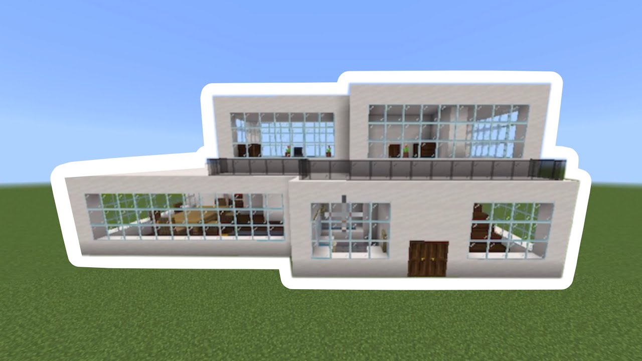 Minecraft Creative Mode House Tutorial! - YouTube