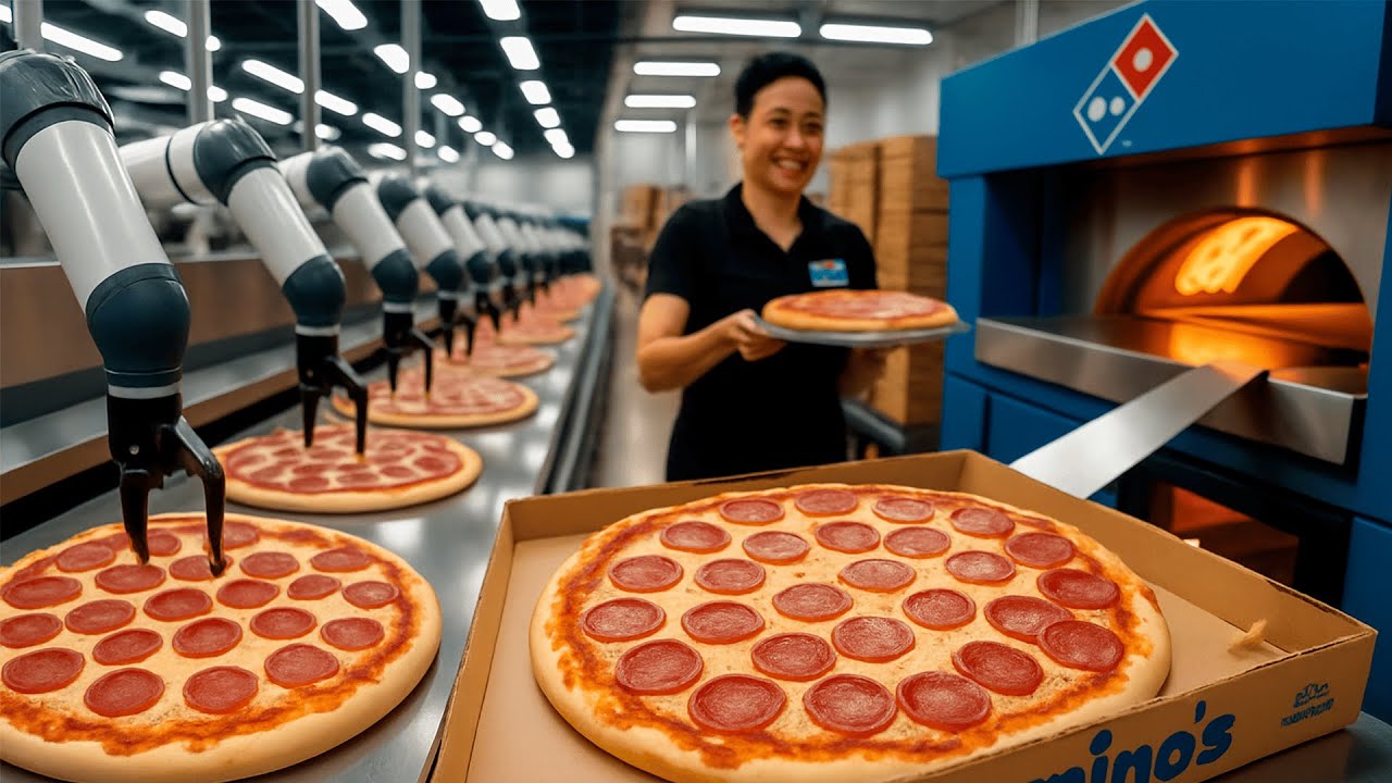 How Domino's Pizza Is Made?! - YouTube