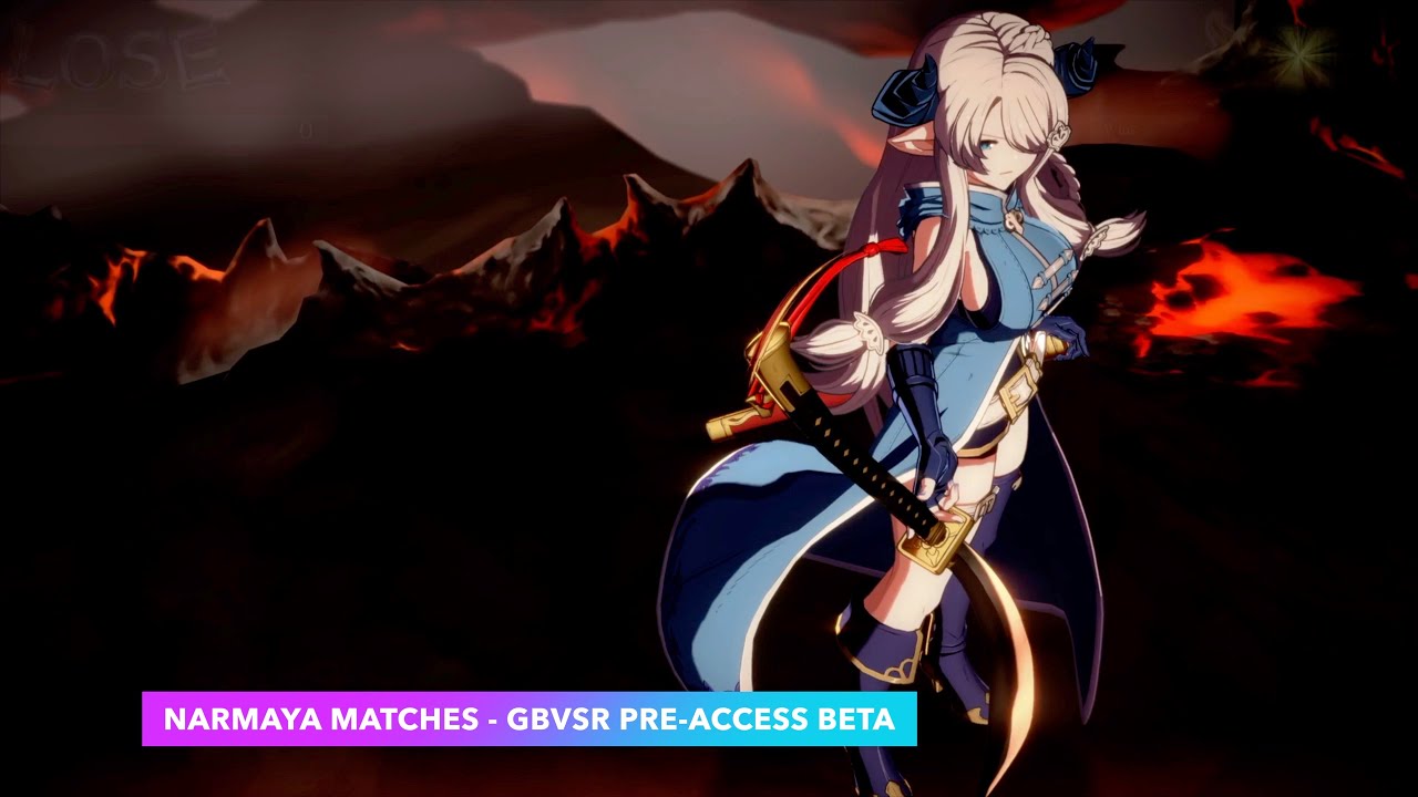 Narmaya Matches - Pre-Access Beta Day [Granblue Fantasy Versus: Rising ...