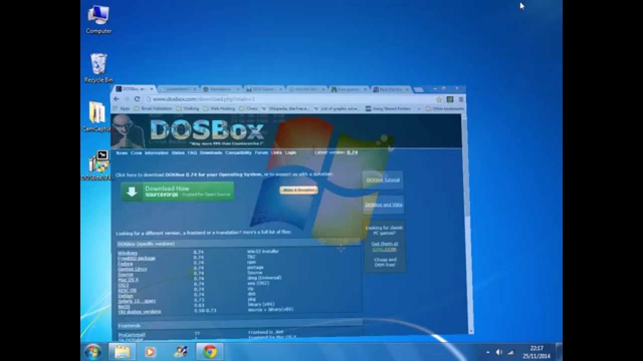 How to install DosBox - YouTube