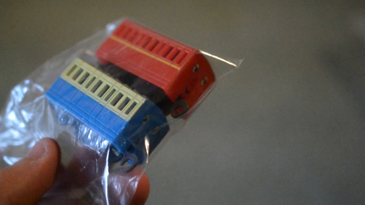 Capsule Plarail Skarloey Railway Coaches unboxing and review - YouTube
