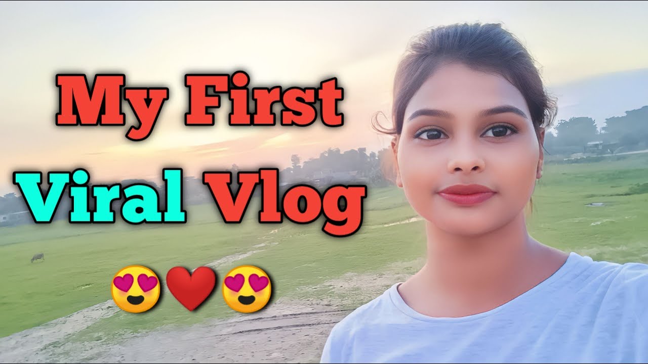 MY FIRST VIRAL VLOG ! My first video on youtube | Village vlogs - YouTube