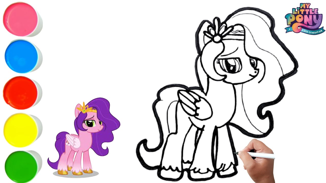 How To Draw Pipp Petals From My Little Pony New Generation - YouTube