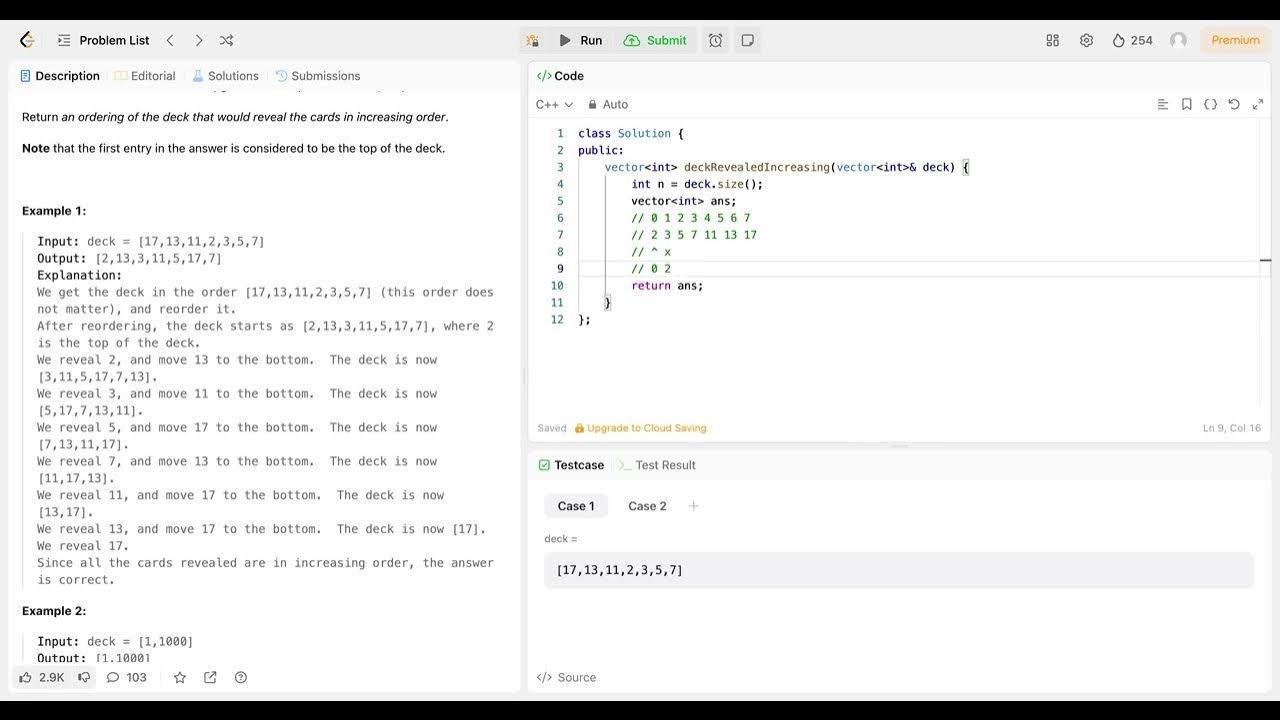 LeetCode DCC Apr 2024 - Day 10 - 950. Reveal Cards In Increasing Order - YouTube