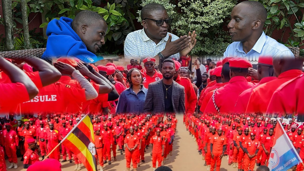 Dr Kwefu and Kasirye Adam disagree about NUP parade - YouTube