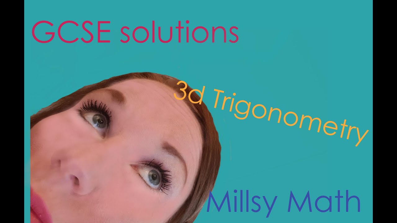 How to solve 3d pythagoras and trigonometry - YouTube