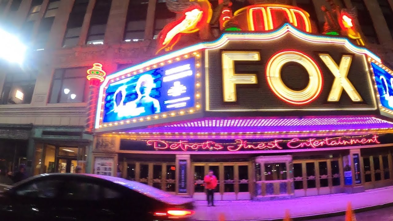 SAFE OR NOT? DRIVING DOWNTOWN & MIDTOWN DETROIT AT NIGHT - DETROIT, USA ...