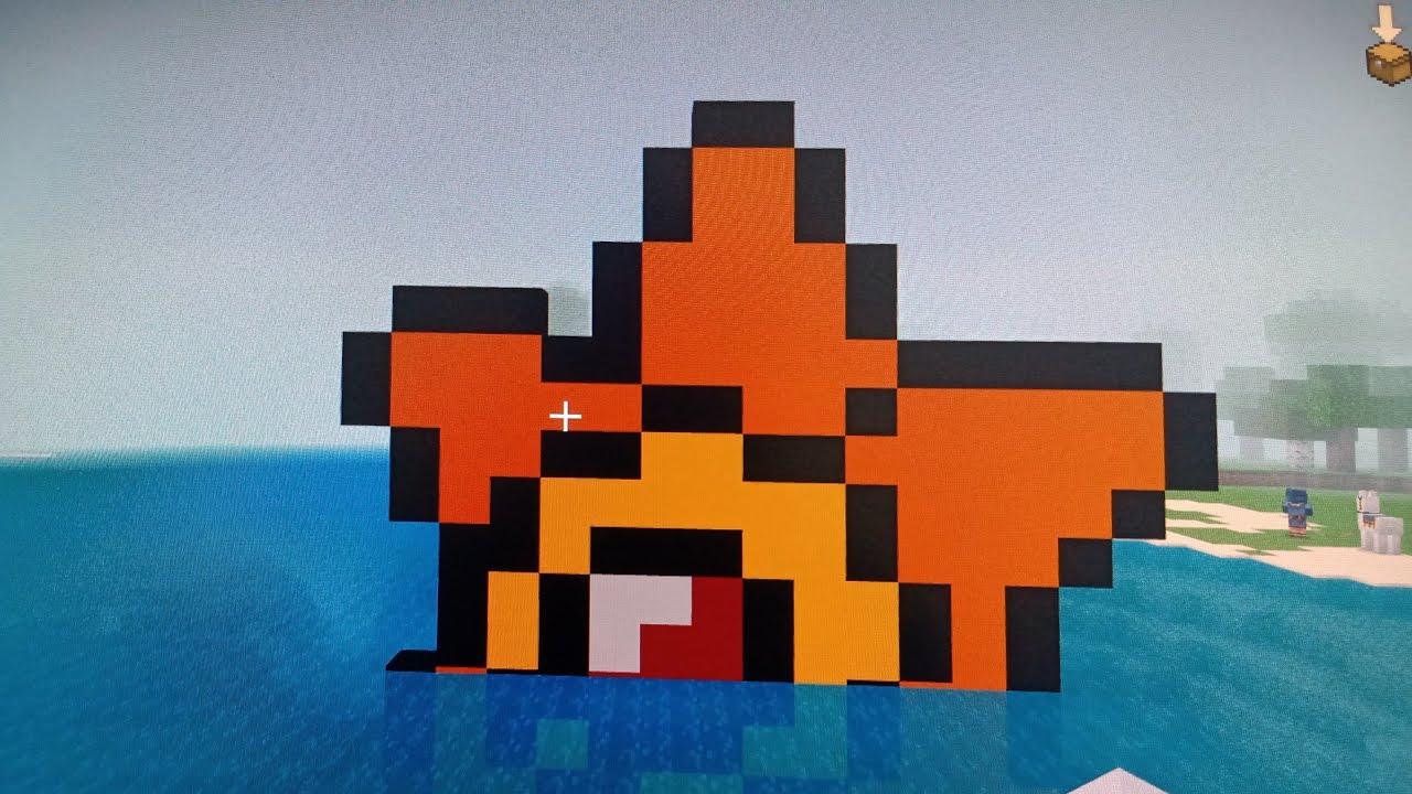 Minecraft Criativo - Pixel Art - Pokémon - Staryu . #011 - YouTube