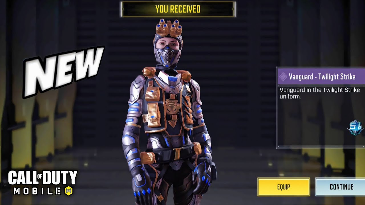 *New* Epic Character Vanguard Twilight Strike COD Mobile - YouTube