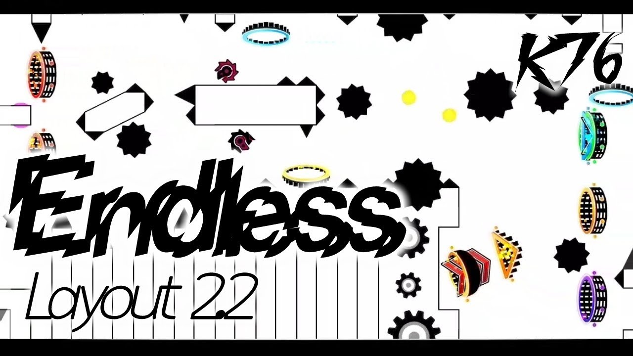 Endless [4 Mins 2.2 layout] by K76 - Geometry dash 2.2 - YouTube