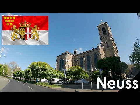 Neuss City Tour, HD street view no traffic