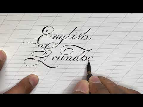 English Roundhand Magic - YouTube