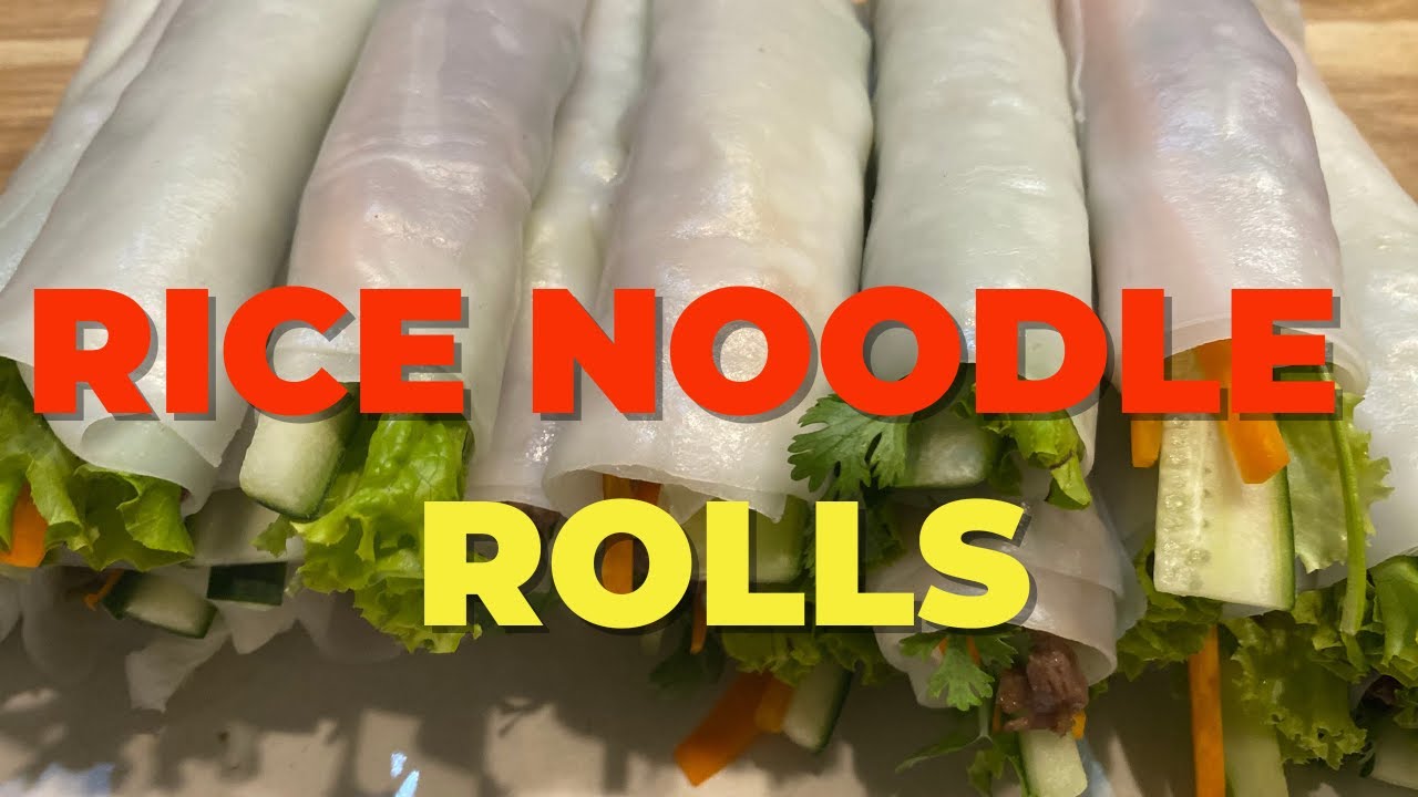 Vietnamese Pho Cuon |Pho Cuon's Famous Rice Noodle Rolls Recipe - YouTube