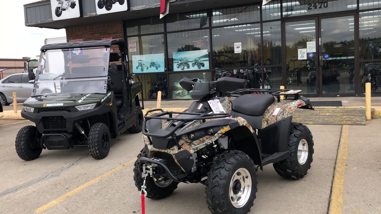 Linhai Atv 300cc 4x4 fully loaded review at pioneer Powersports - YouTube