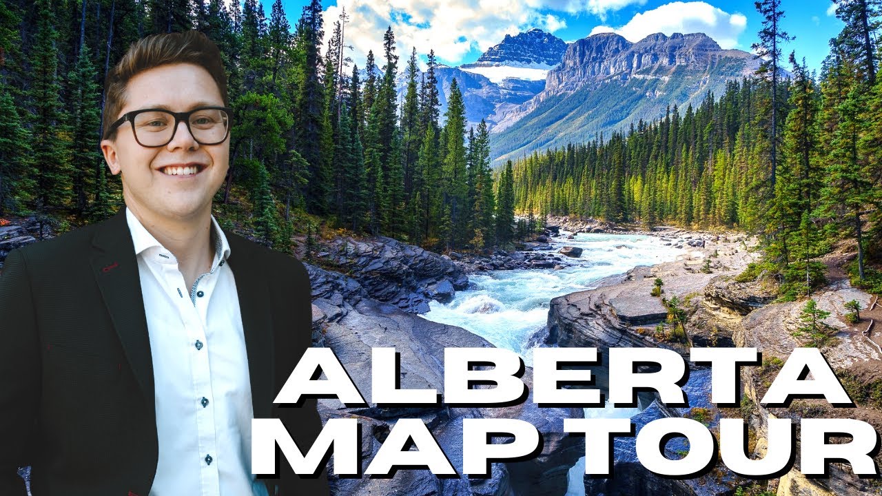 Alberta Map Tour | What city should you move to in Alberta? | Virtual ...