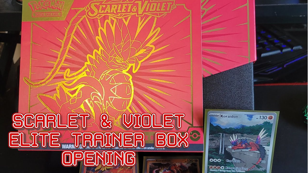 Opening a Scarlet & Violet ETB | Can I Get the Good Pulls? - YouTube