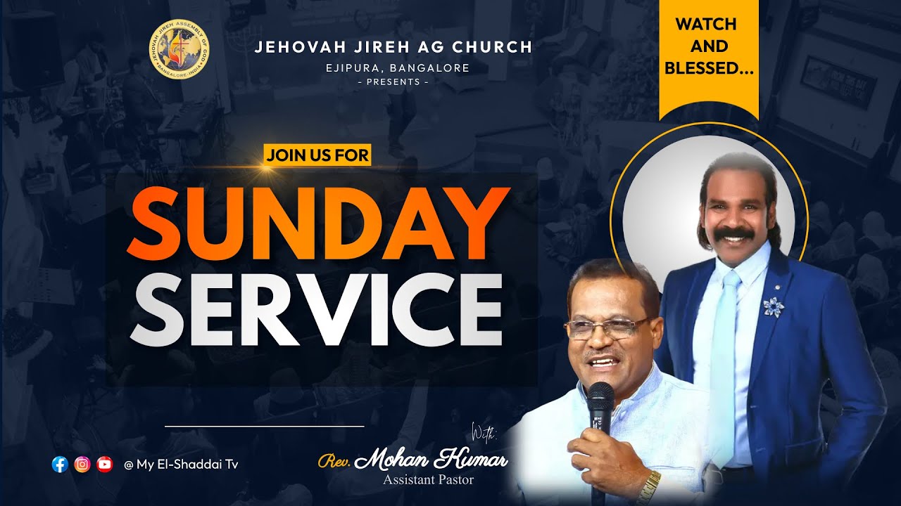 SUNDAY 2ND SERVICE | 24/09/2023 | REV. MOHAN | JJ AG CHURCH - EJIPURA ...