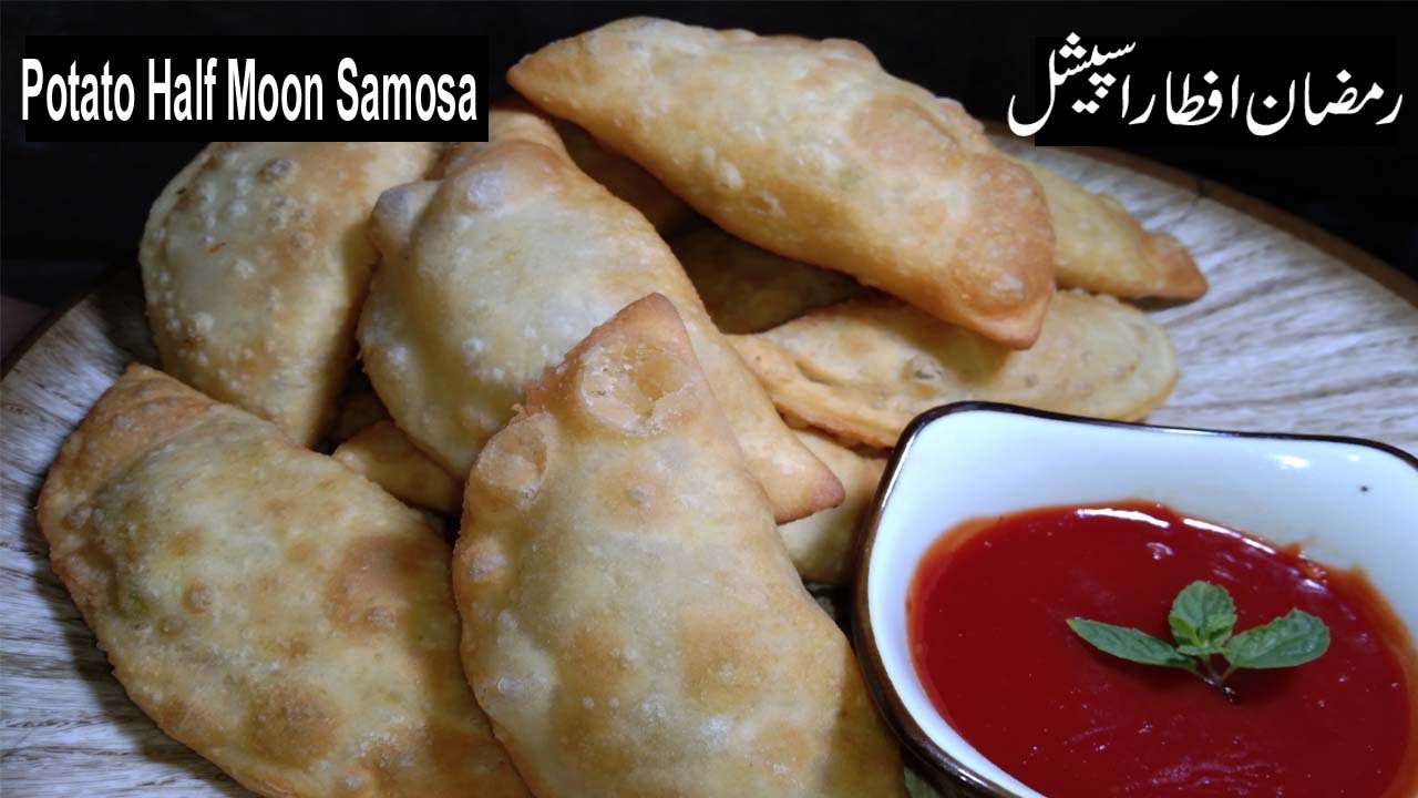 Potato Half Moon Samosa Recipe Half Moon Iftar Recipe - YouTube