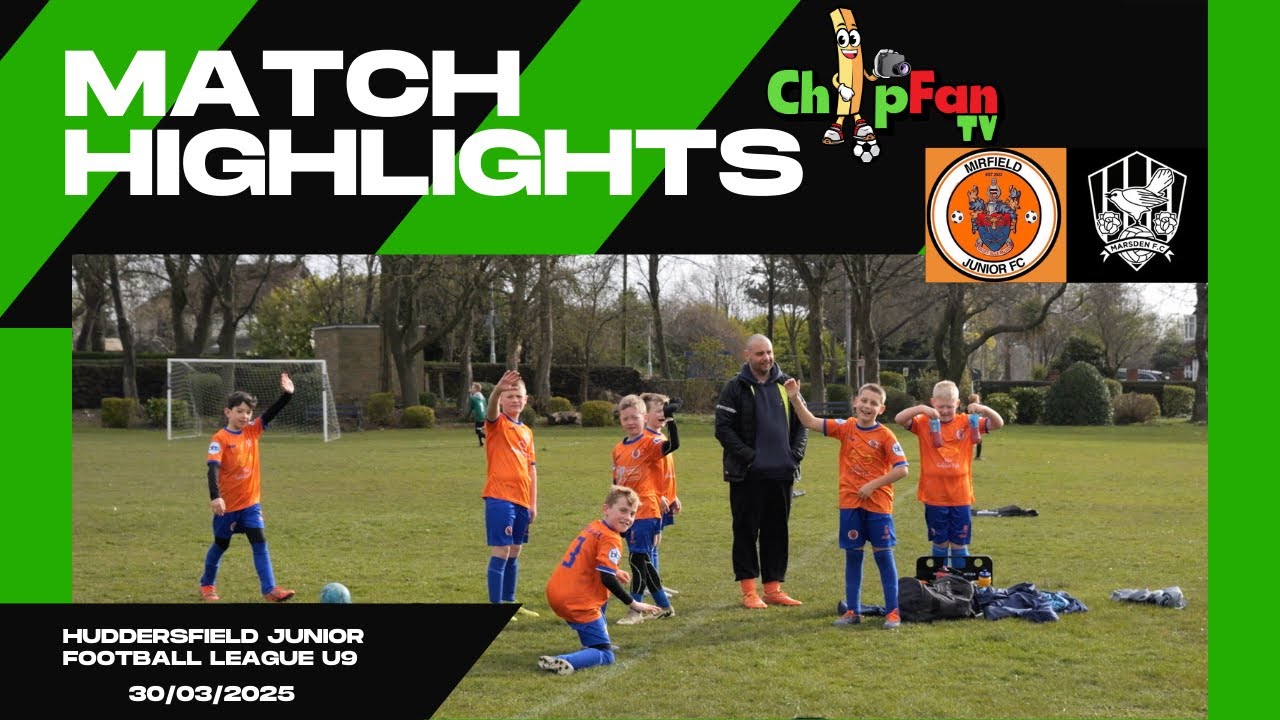 Mirfield Juniors V Marsden FC U9's - YouTube