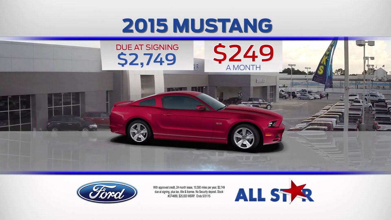 All Star Ford - May 2015 - 2015 Ford Mustang - YouTube