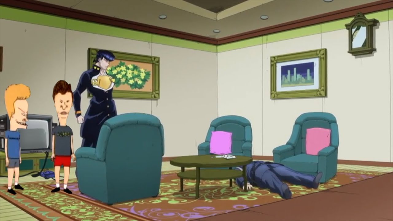 Beavis and Butthead in Josuke's house - YouTube