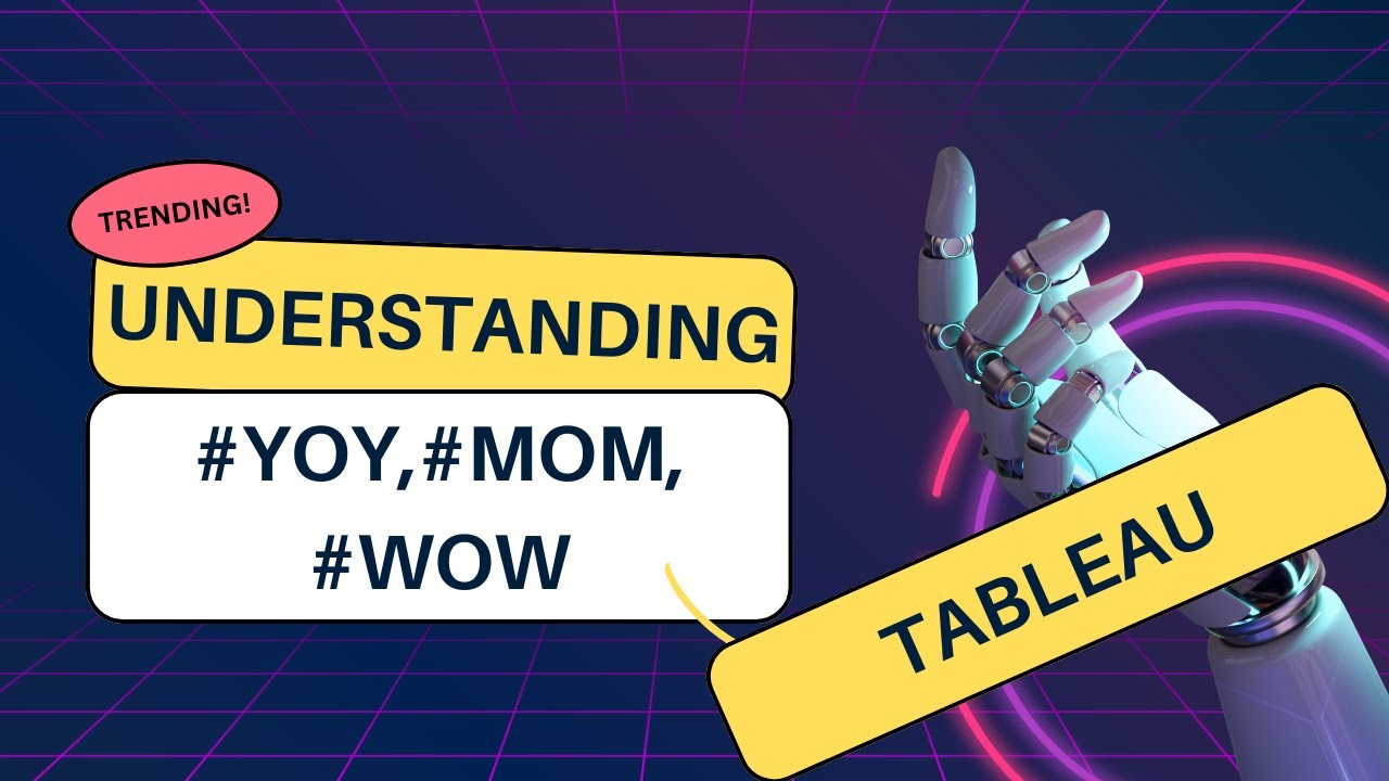 MADE EASY | Understanding How to build| YOY, MOM, WOW Calc | Tableau ...