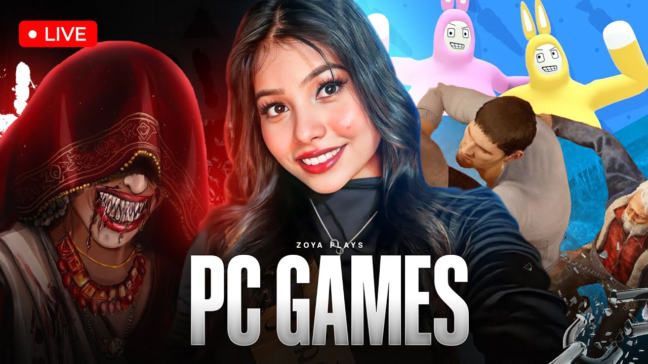 PLAYING PC GAMES | ZOYA PLAYS LIVE - YouTube