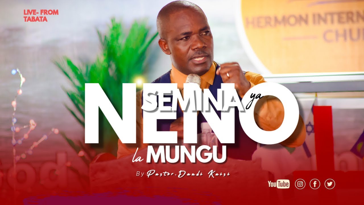 LIVE :SEMINA YA NENO LA MUNGU - FROM TABATA - YouTube
