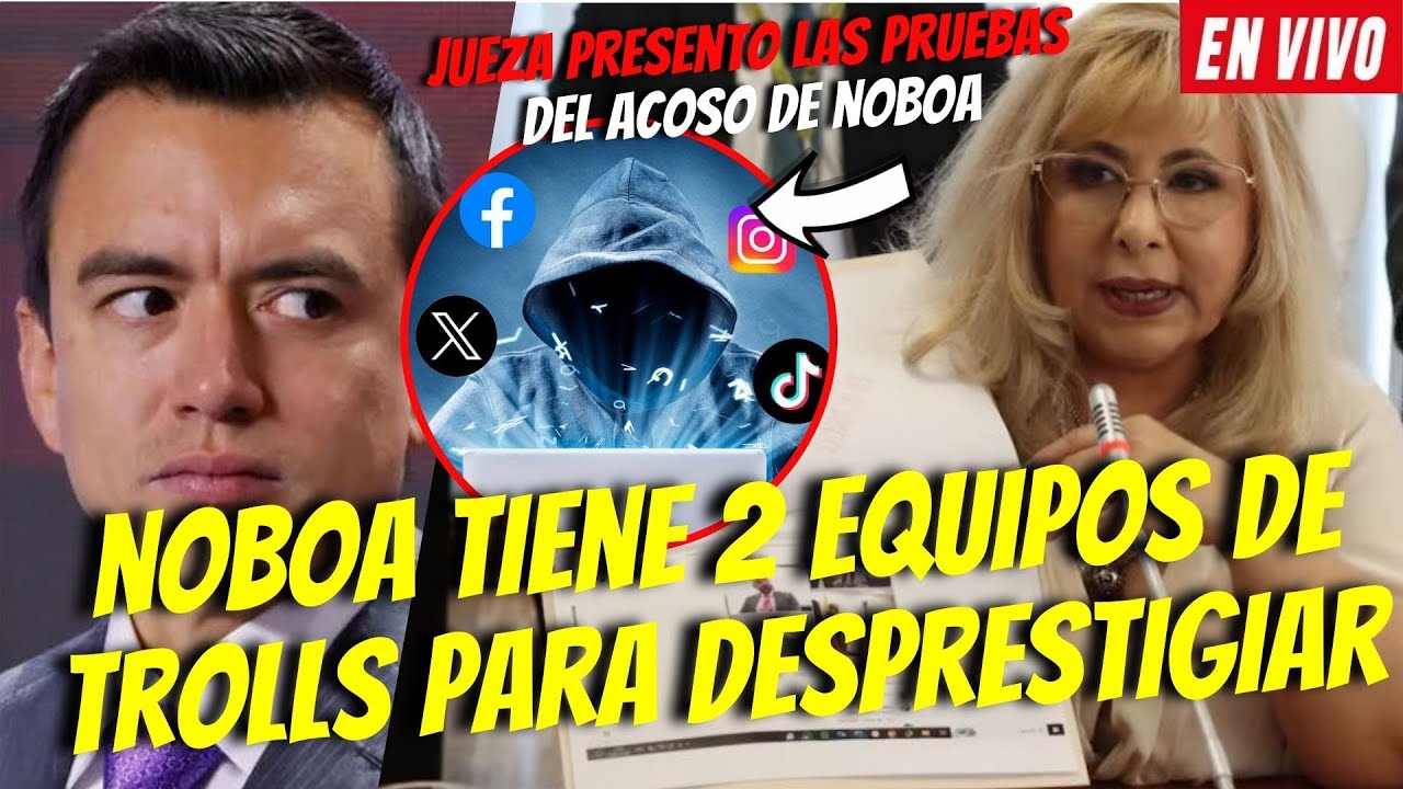 NOBOA CONTRATA EQUIPOS DE TROLLS PARA SUS SAPADAS / JUEZA PRESENTO LAS ...